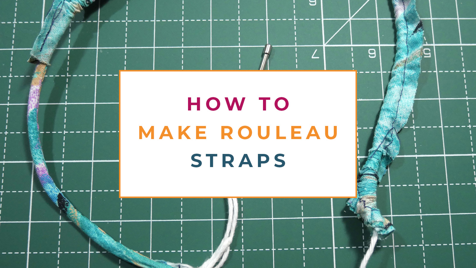 How To Make Rouleau Straps (AKA Spaghetti Straps!) - The Creative Curator