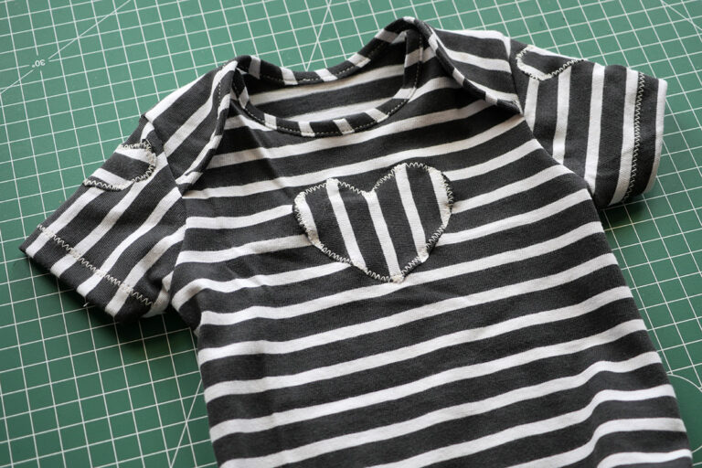 Newborn Baby Onesie Sewing Pattern and Tutorial - The Creative Curator